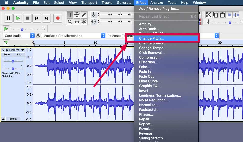 How To Change The Pitch Of A Song Or Music Sample